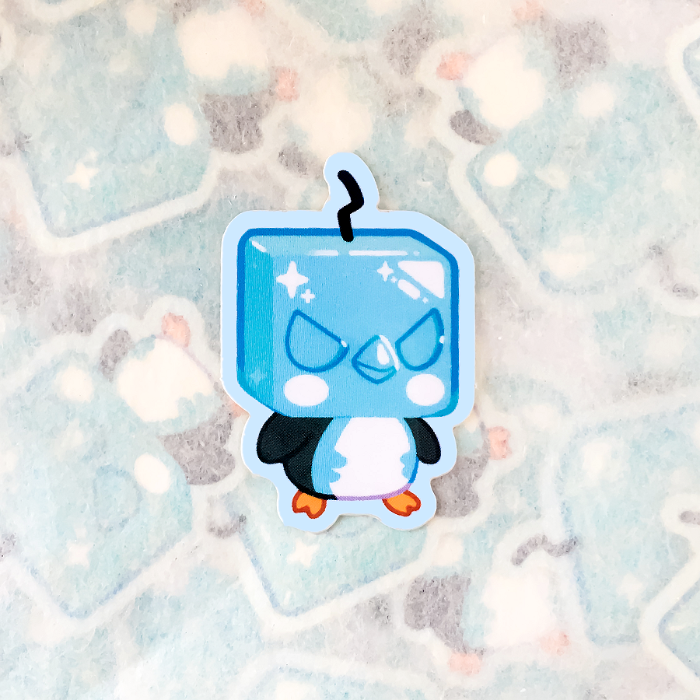 SWAMPHY ♡ Angry Icecube Vinyl Sticker