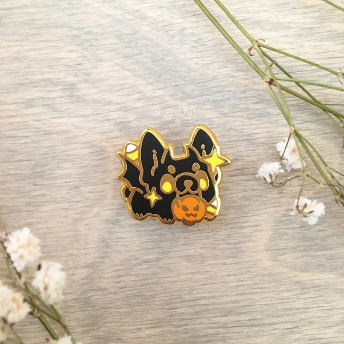 SWAMPHY ♡ Echo the Bat Frenchie Enamel Pin